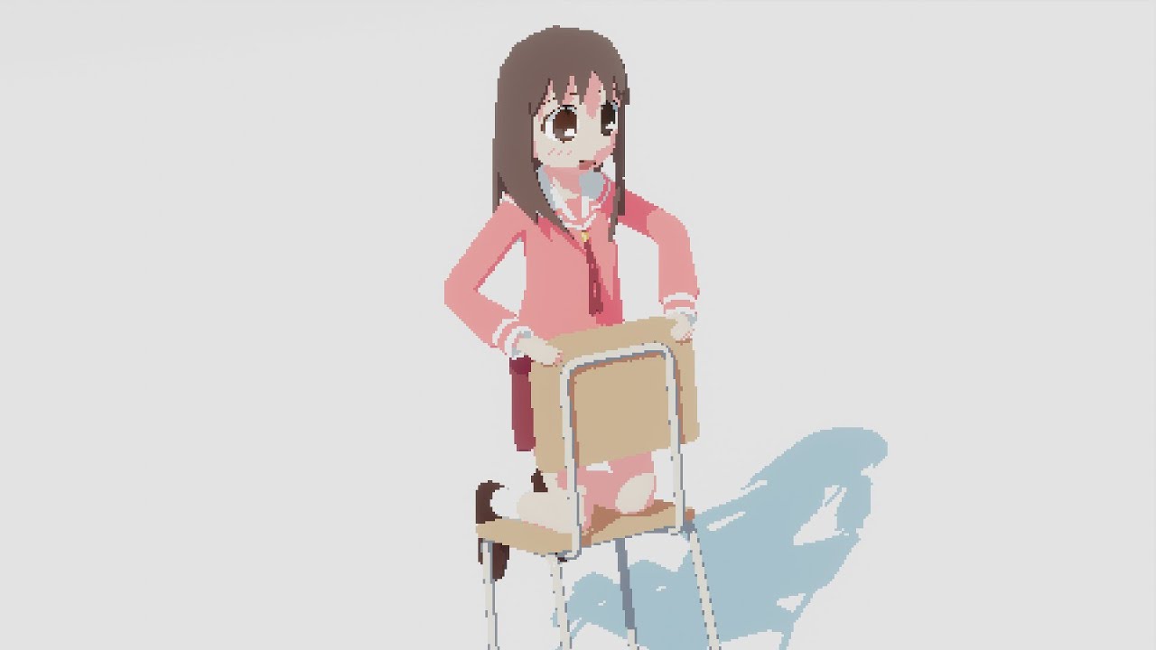 Osaka swinging on a chair - YouTube