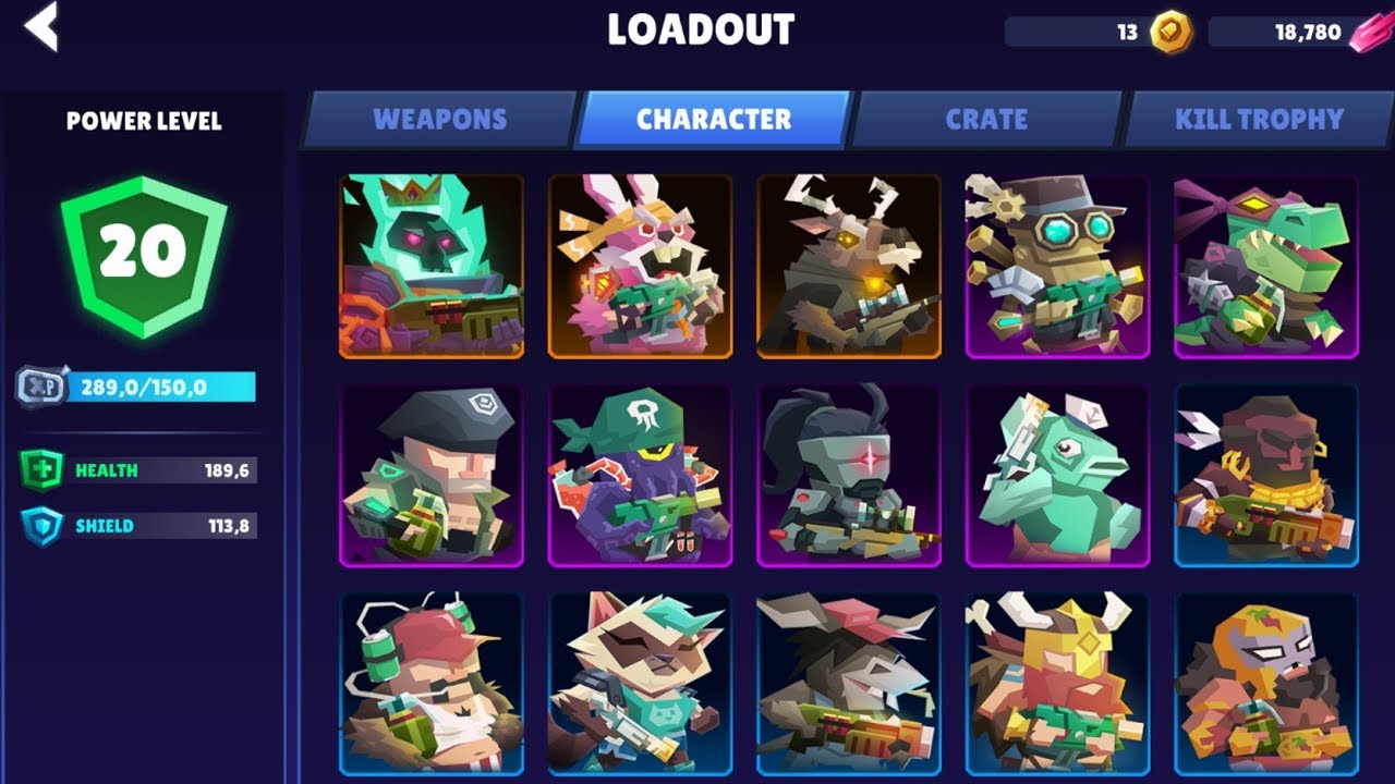 Bullet League All Characters Unlocked - YouTube