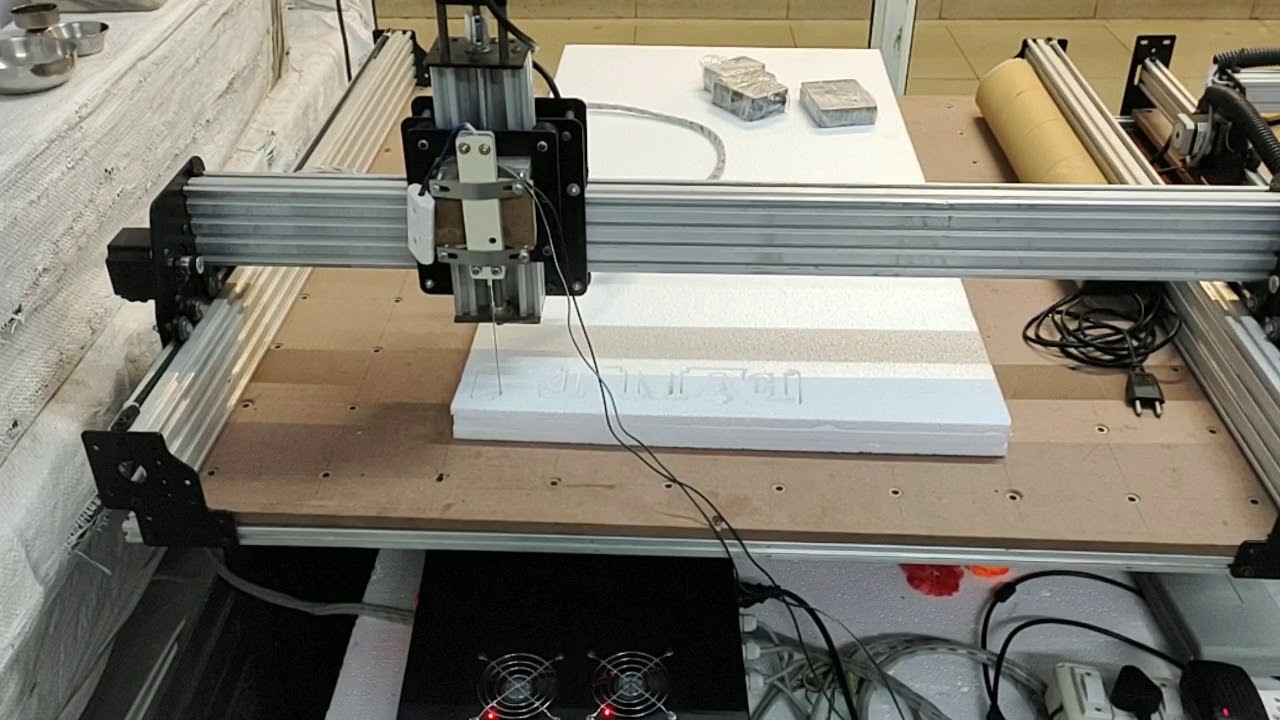 Thermocol cutting cnc machine made in India RS 42000 - YouTube