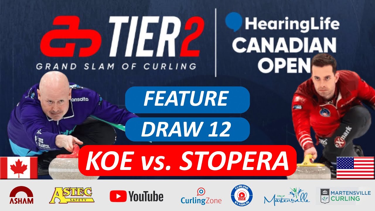 FEATURE: Kevin Koe vs. Andrew Stopera - Draw 12 - Grand Slam Canadian ...