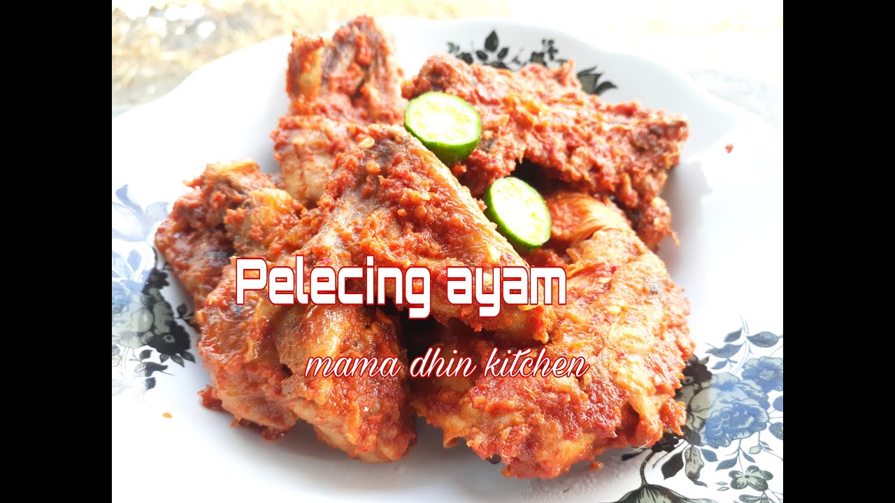 Makanan khas lombok Ayam pelecing - YouTube