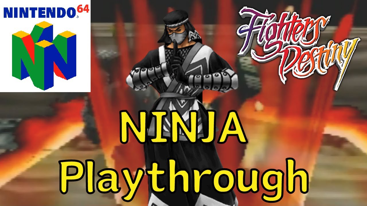 Fighters Destiny (Nintendo 64) - NINJA Playthrough [Crazy Difficulty ...