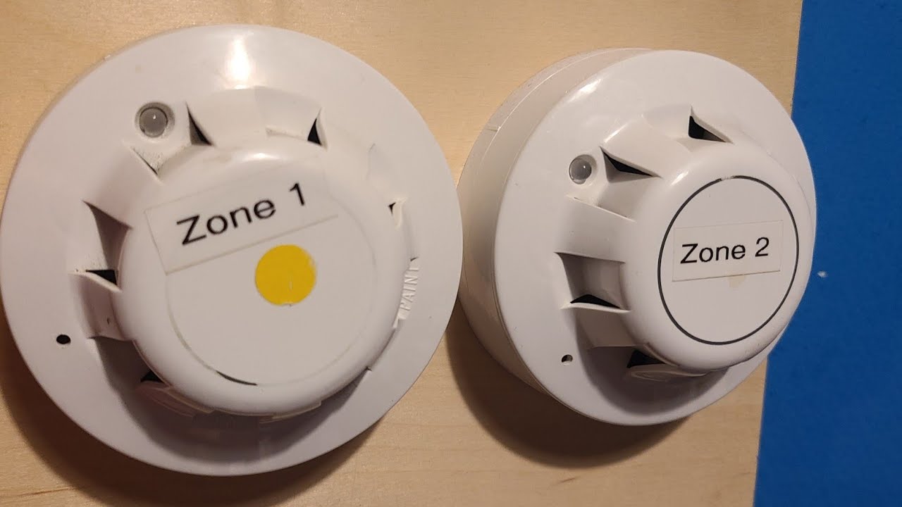 Testing the smoke detectors on the fire alarm system (System test 3 ...