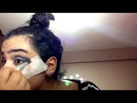 Mavi Tonlarında Buğulu Göz Makyajı|Smoky Eye Makeup