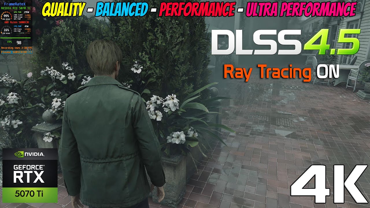NVIDIA DLSS 4.5 - Silent Hill 2 Remake - 4K ULTRA Settings & Ray ...