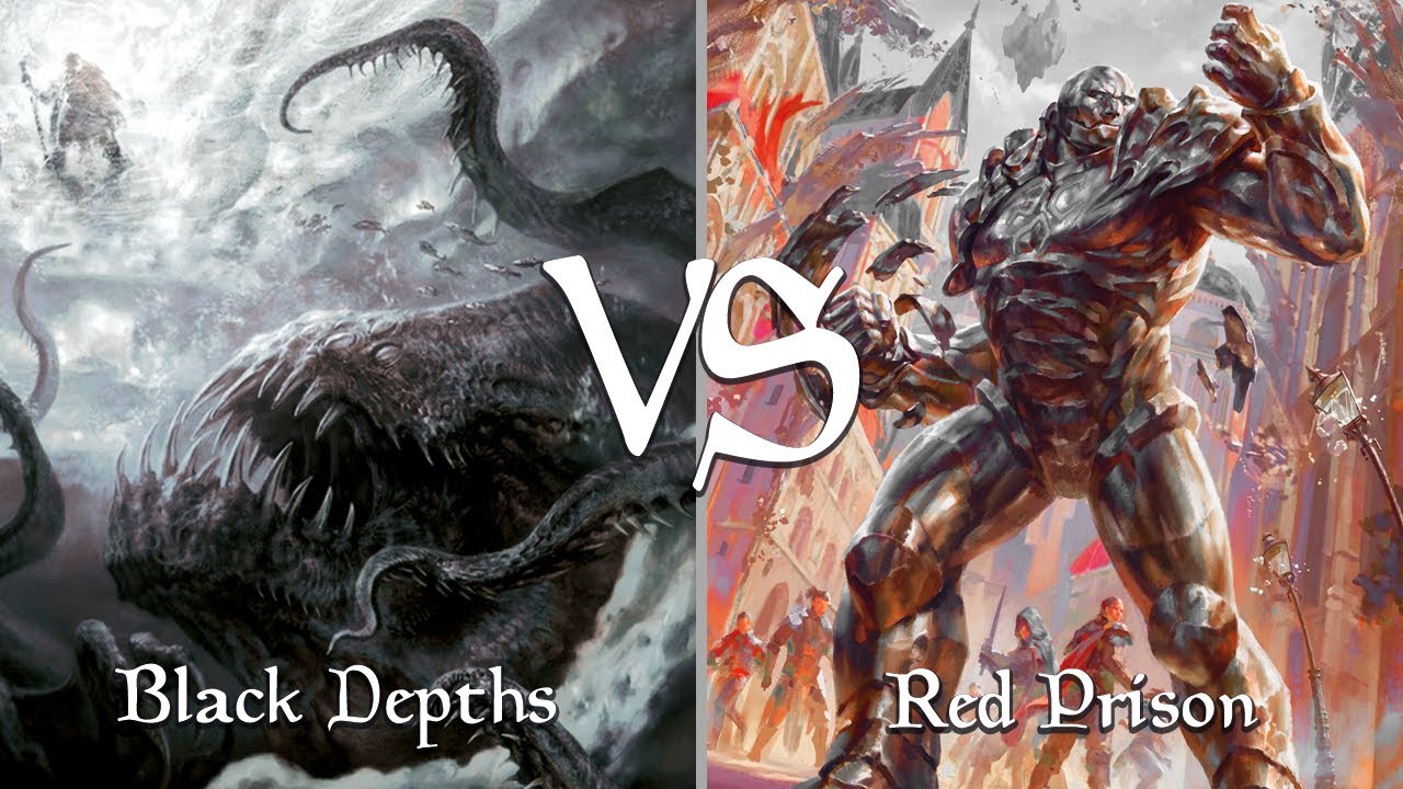 [Legacy MtG] Black Depths VS Mono Red Prison - YouTube