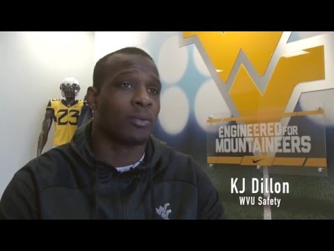 WVU Safety KJ Dillon Bids Farewell to Morgantown - YouTube