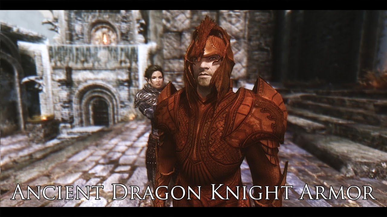 TES V - Skyrim: Ancient Dragon Knight Armor - YouTube