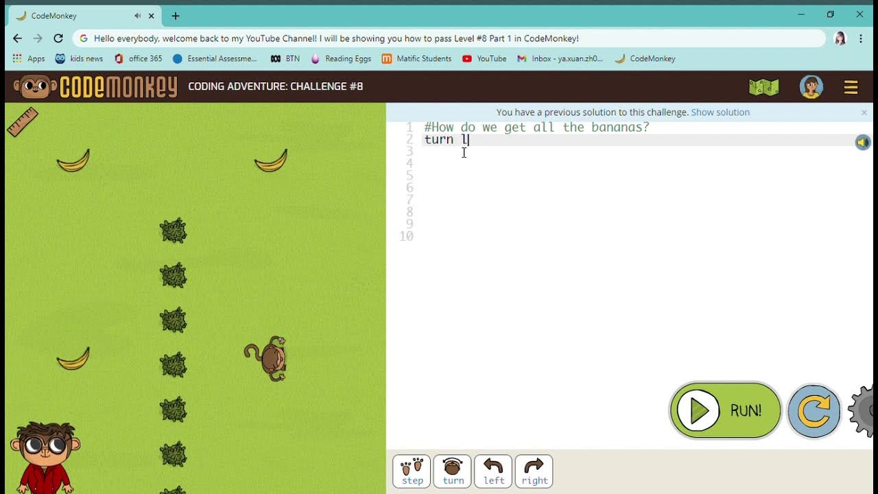 How to pass CODING ADVENTURE: CHALLENGE #8 - By Mia - YouTube