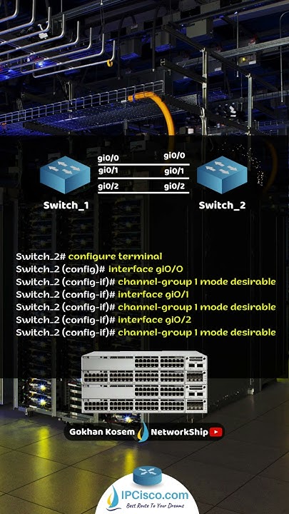 Cisco Etherchannel PAgP Configuration.! | CCNA 200-301 IPCisco.com - YouTube