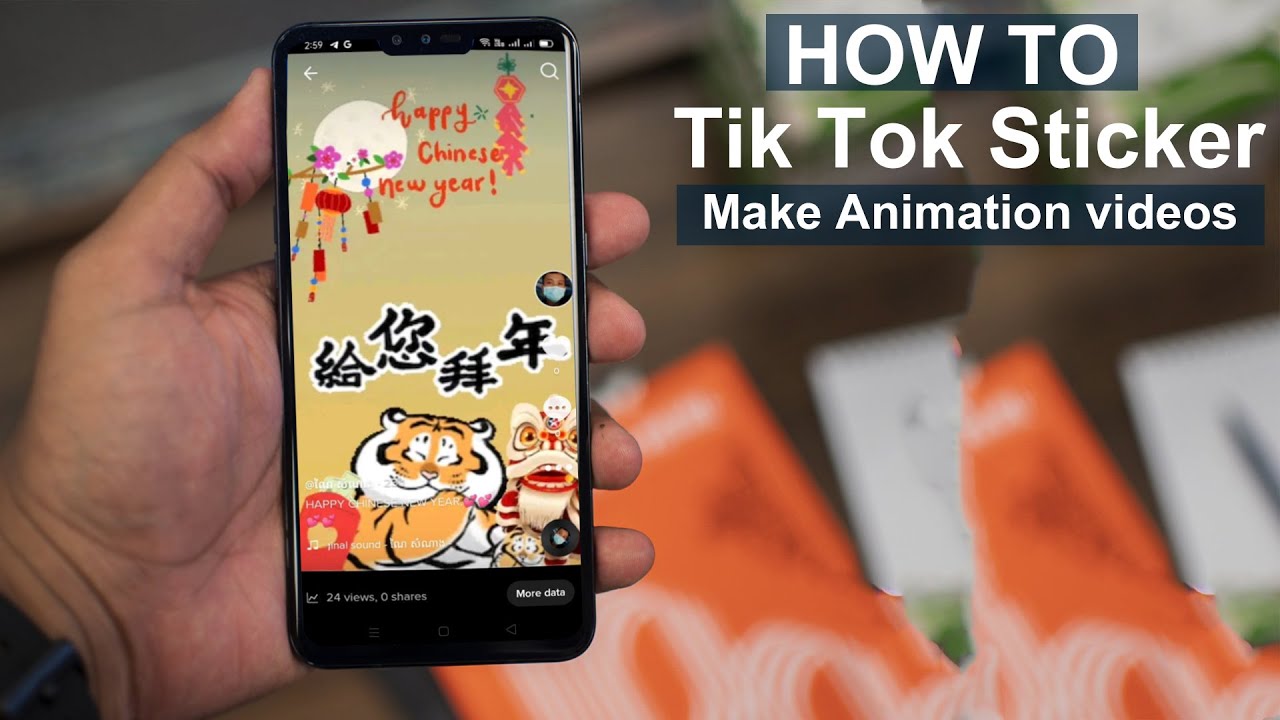 How to create Animation In Tik Tok Sticker | Whok Cooler Tik Tok ...