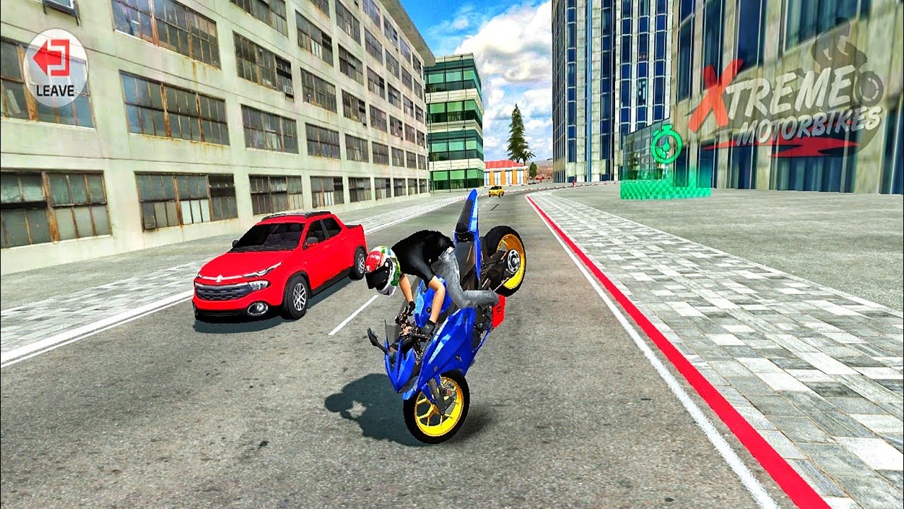 Motocross Motorbikes Red Car Racing Game #Xtreme Motor Trial Drive ...