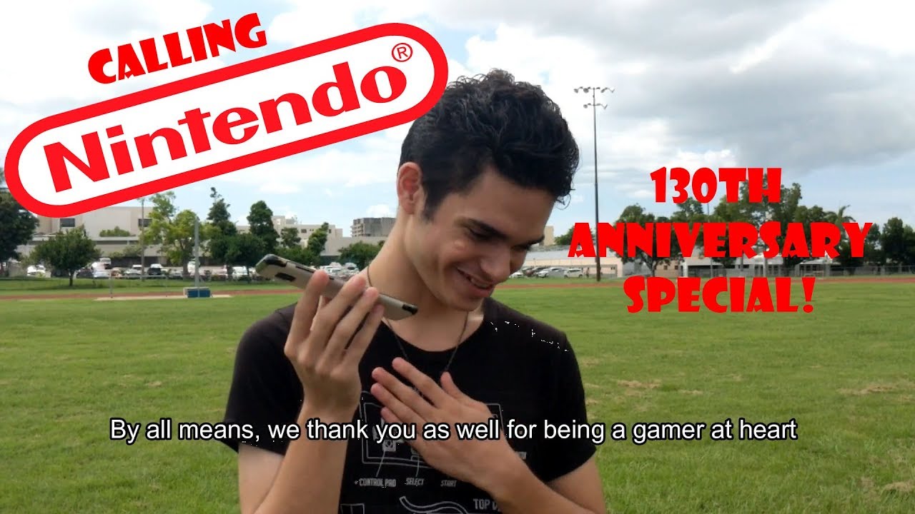 CALLING NINTENDO ON THEIR 130TH ANNIVERSARY AND CONGRATULATING THEM ...