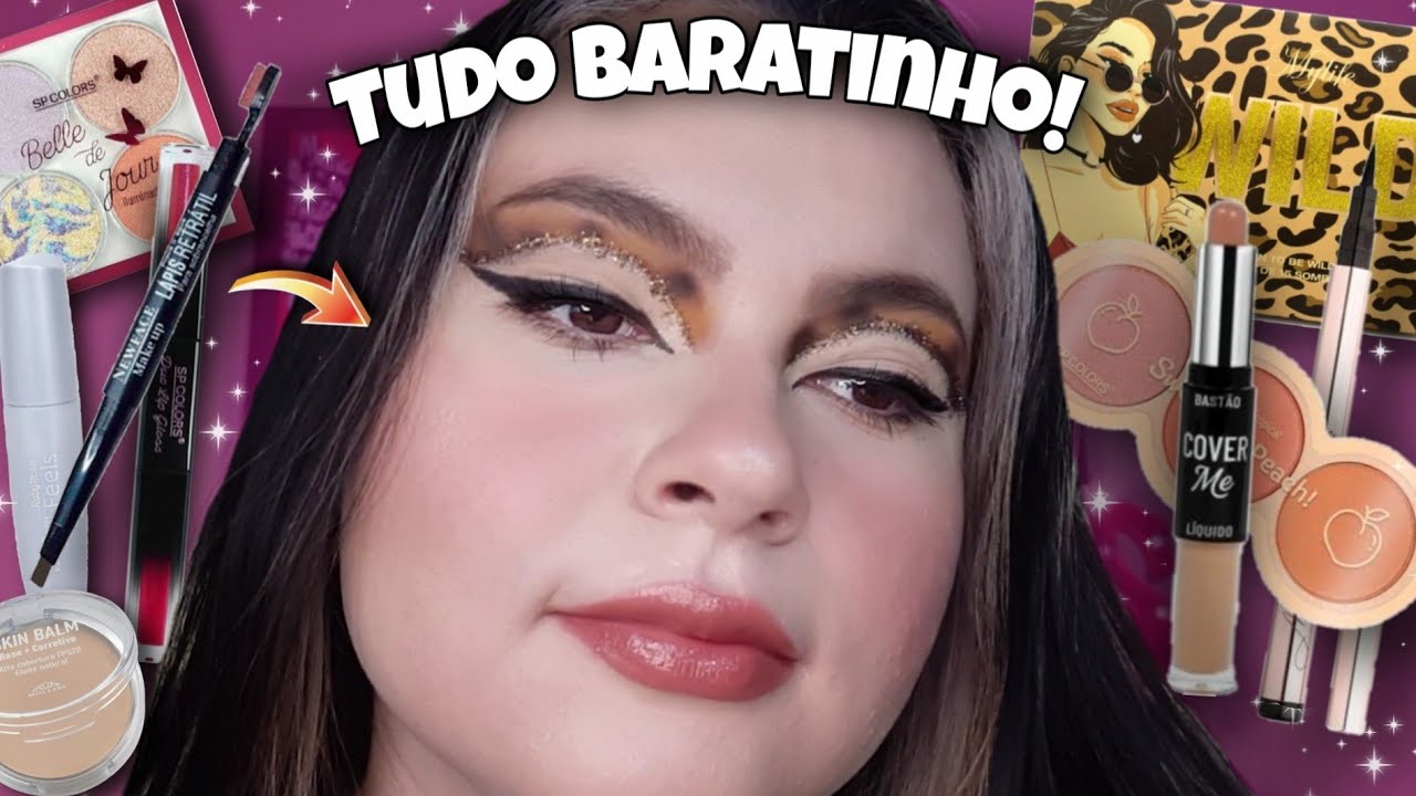 MAKE CARNAVAL | TESTEI MAKES * BARATINHAS* E *NACIONAIS* | Ket Brinhol ...