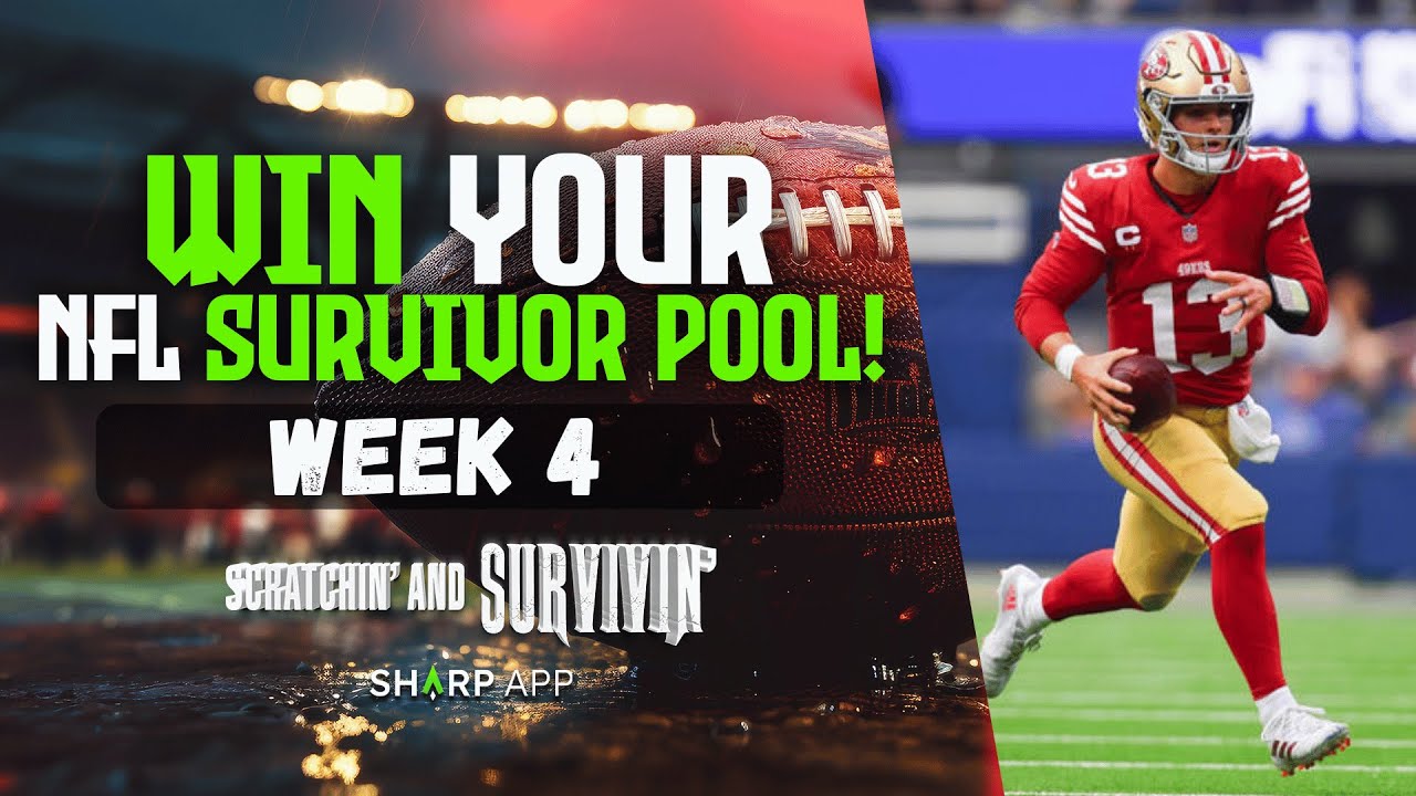 Win BIG In Your NFL Survivor Pool | Expert Analysis Week 4 - YouTube