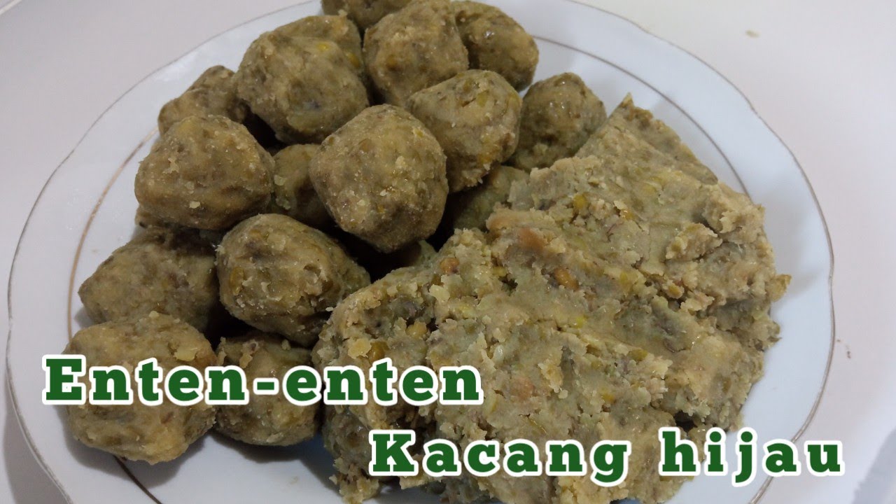 Resep enten enten kacang hijau untuk isian kue - YouTube