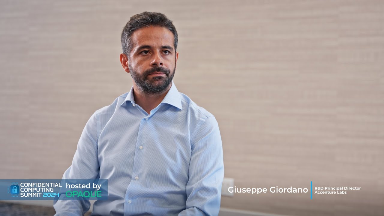 Giuseppe Giordano Confidential Computing Summit 2024 Interview - YouTube