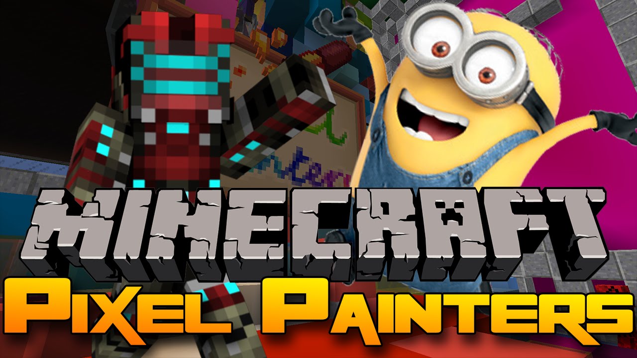 MIMOŇI! - Minecraft Mini-game: Pixel Painters #2! - YouTube