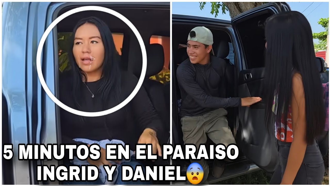 Ingrid y Daniel 5 Minutos en el Paraiso| Mira! Como salió Ingrid Toda ...