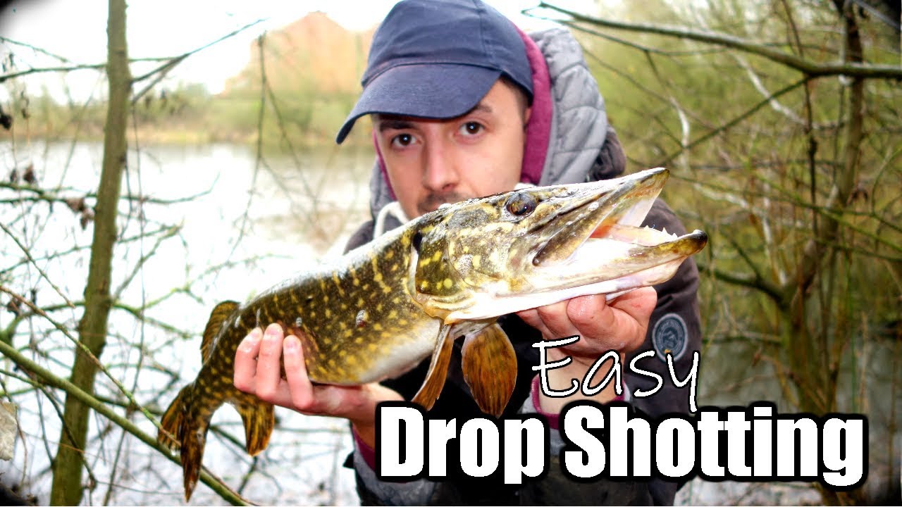 DROP SHOTTING FOR PERCH HIDDEN POND - YouTube