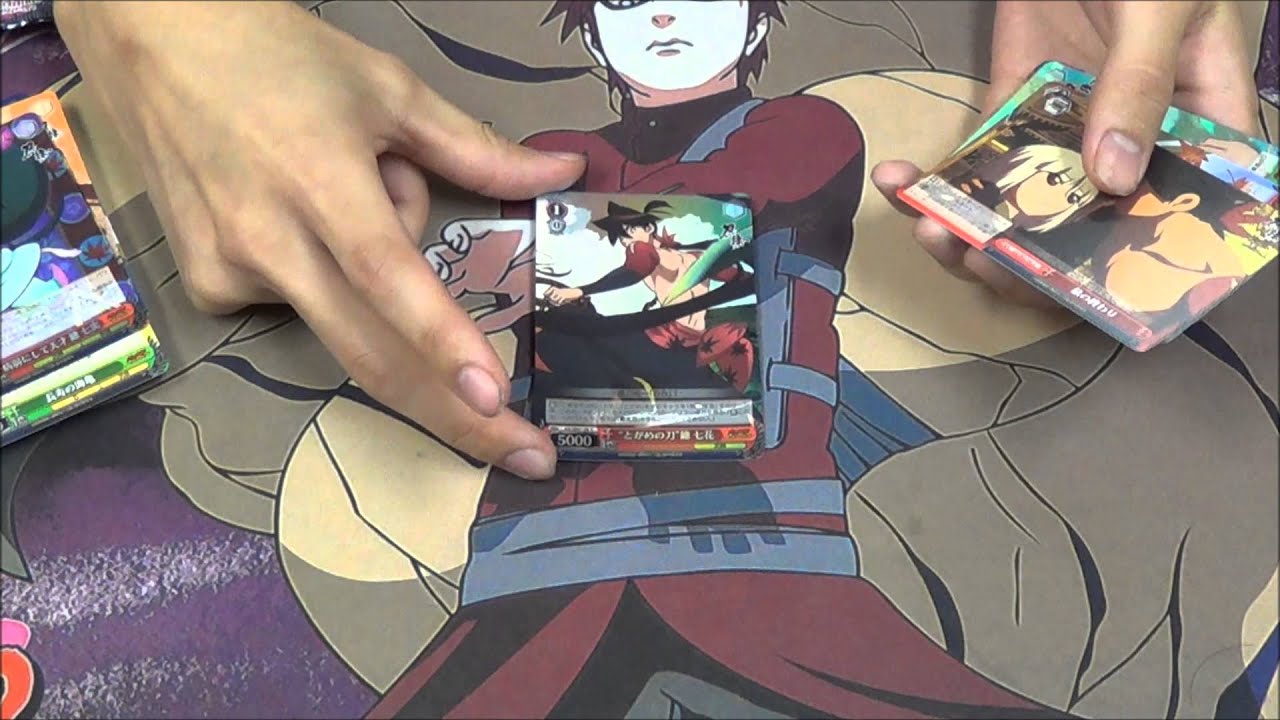 Weiss Schwarz 「Katanagatari」Box Opening - YouTube
