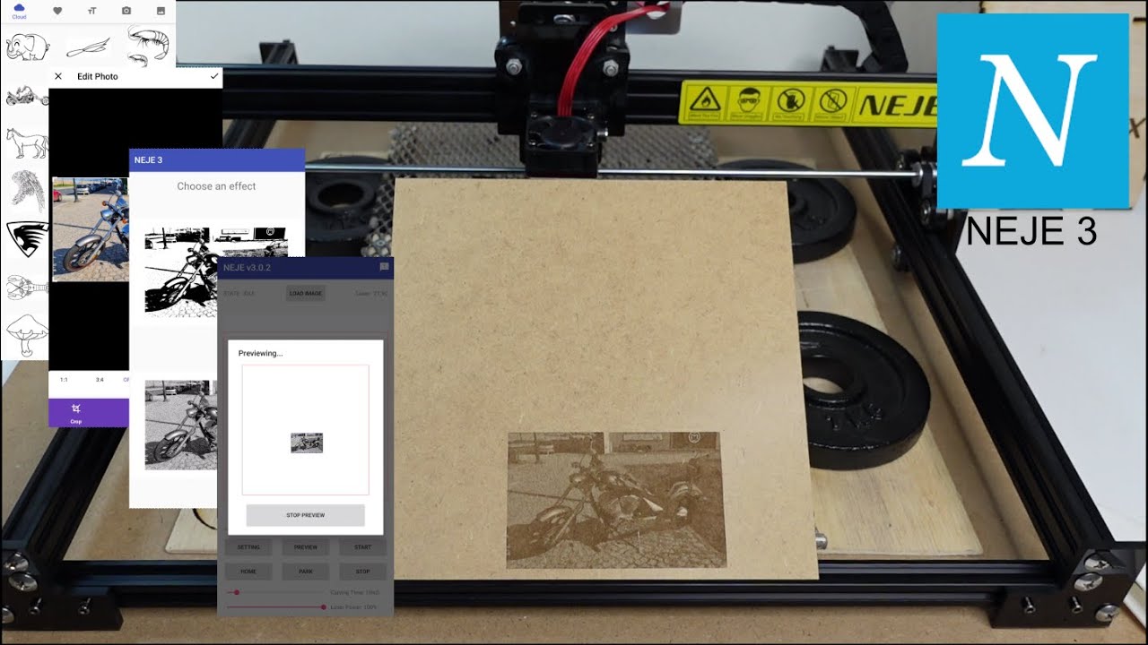 NEJE 3 Mobile App - Control your new NEJE 3 series with your phone - Is ...