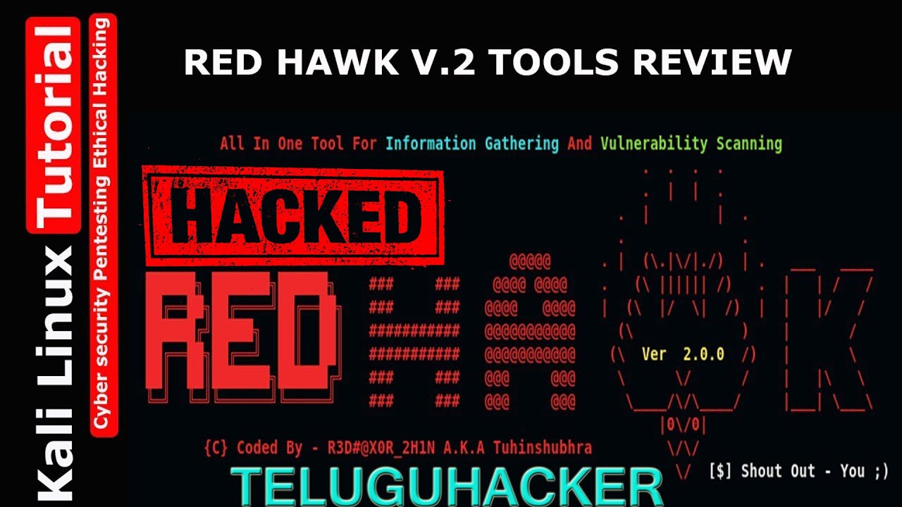 Red Hawk Best Information Gathering Tools Explained In Telugu||Telugu ...