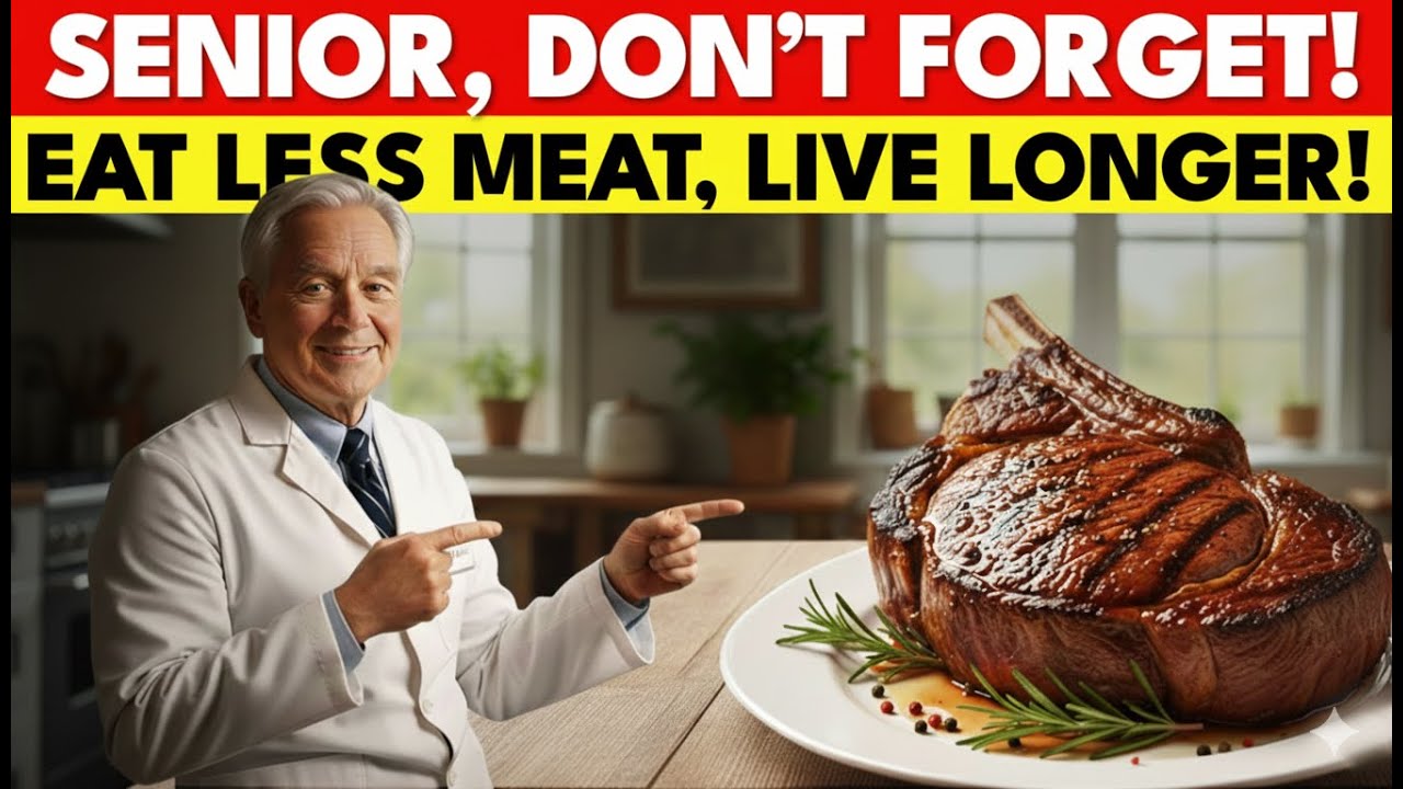 Seniors, Eat LESS Meat After 60 And Live Longer! | Golden Health Way ...