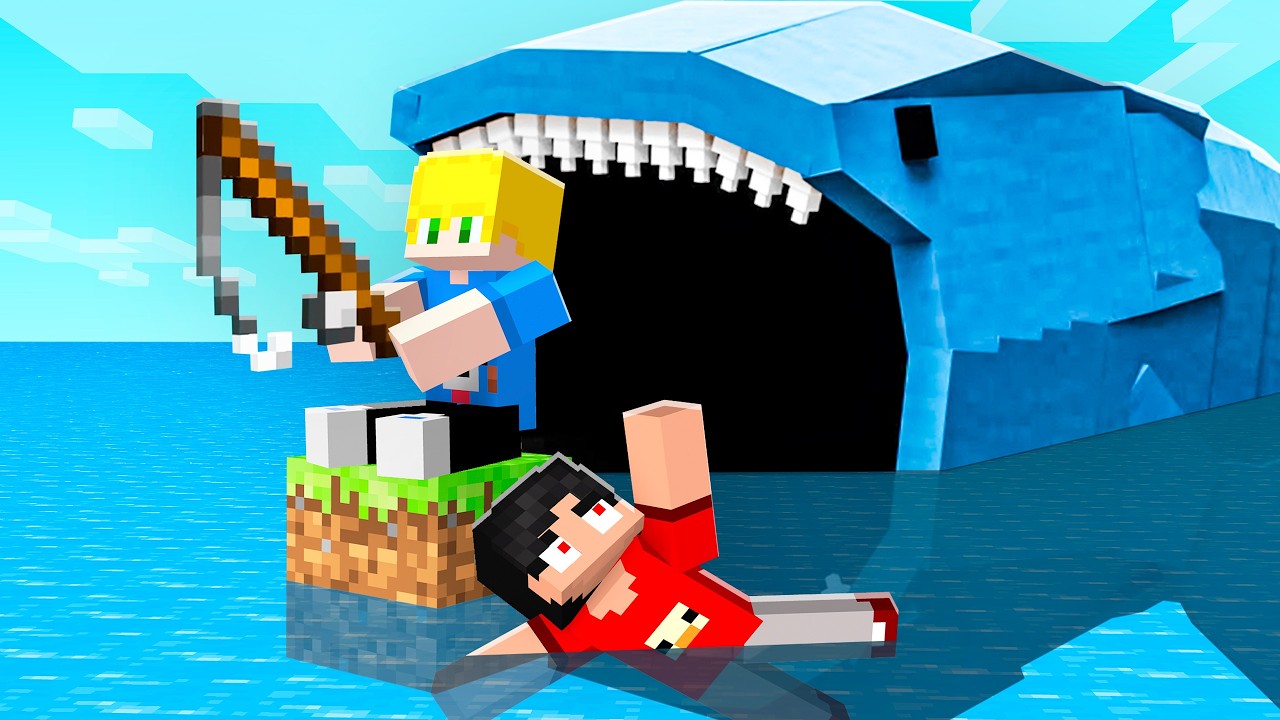 KASS E KR foram ENGOLIDOS EM 1 BLOCO no Minecraft!!! - YouTube