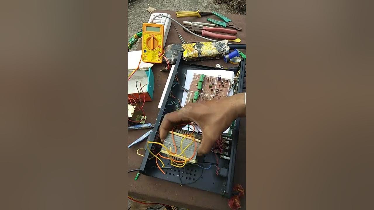 3055 amplifier transformer change kaise kare #repairing #electronic - YouTube