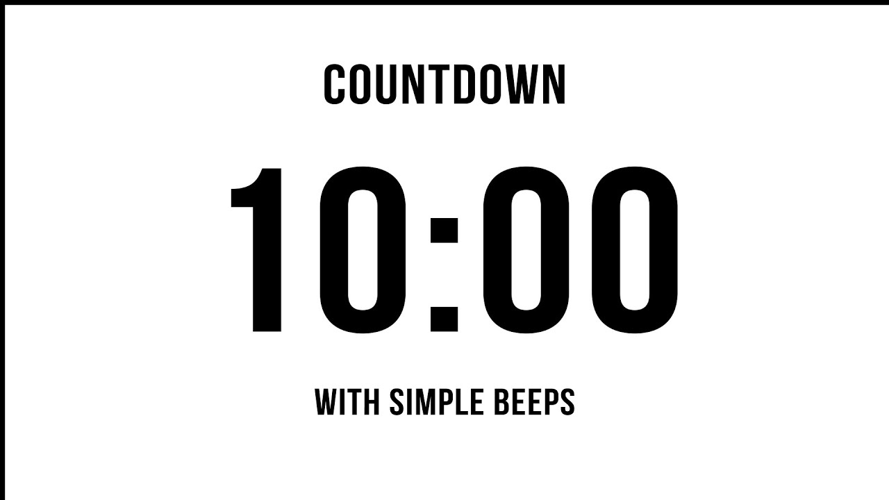 10-Minute Countdown ⏳ #timer #countdown #10minutes #10minutetimer - YouTube