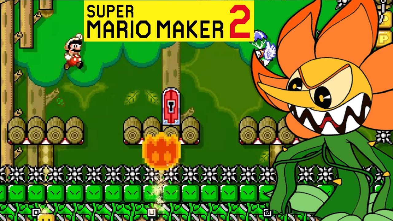 Super Mario Maker 2: Cuphead: Floral Fury Showcase - YouTube