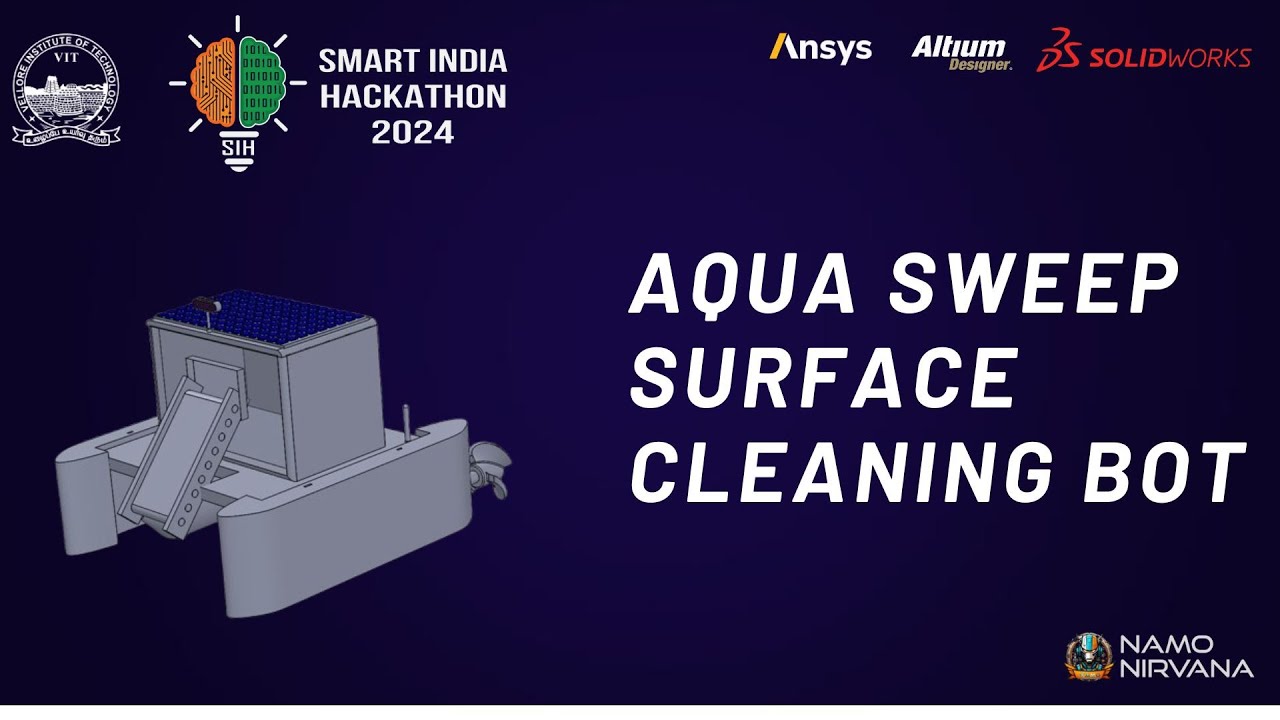 Aqua Sweep | Smart India Hackathon (SIH) 2024 | Team Namo Nirvana - YouTube
