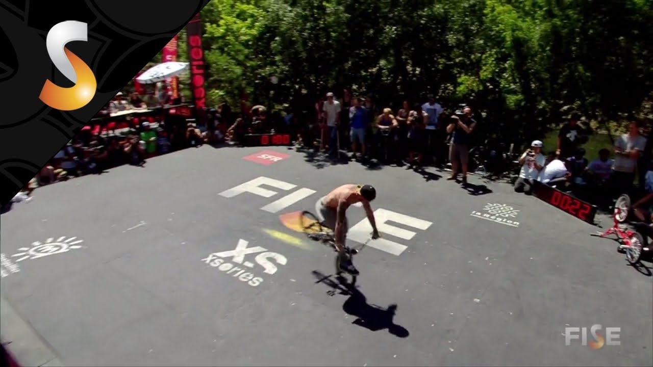 Alexandre Jumelin - 1st Final BMX Flat - FISE World Montpellier 2014 ...