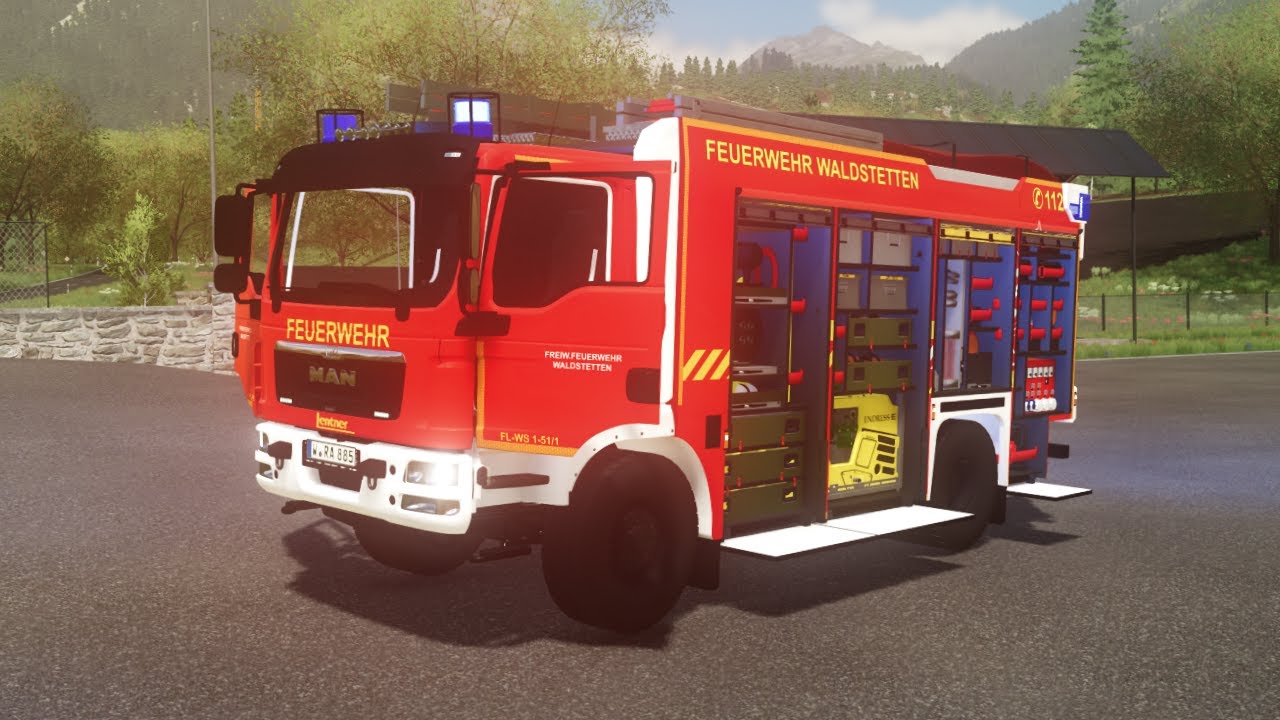 FS22 MAN TGM E5 Lentner RW Feuerwehr - YouTube