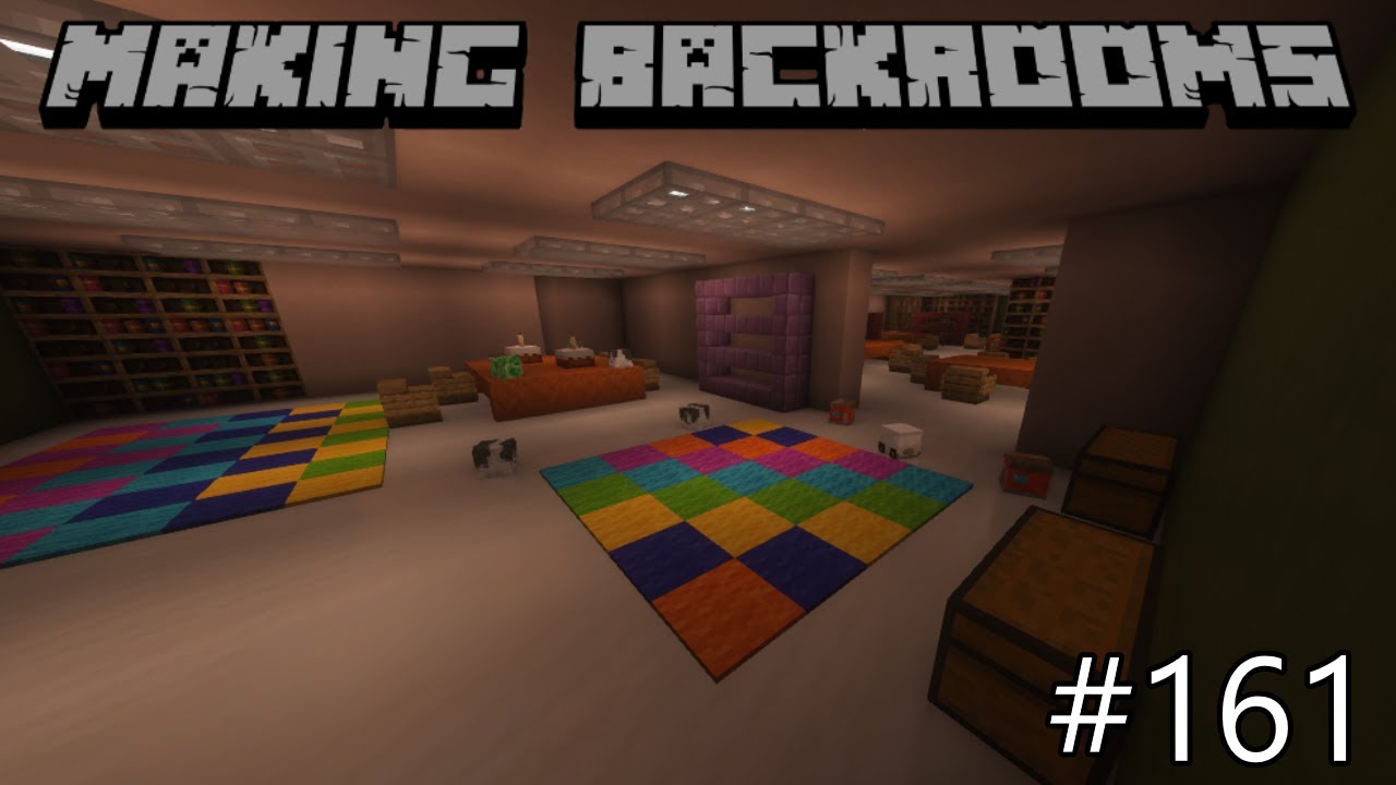 Making Backrooms in Minecraft Part 161 (Level 18) - YouTube