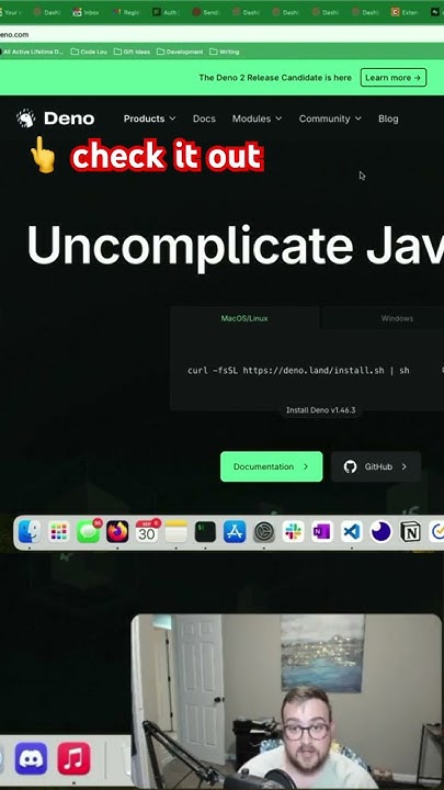 If I could write JavaScript everyday… #programming #javascript #deno #typescript - YouTube