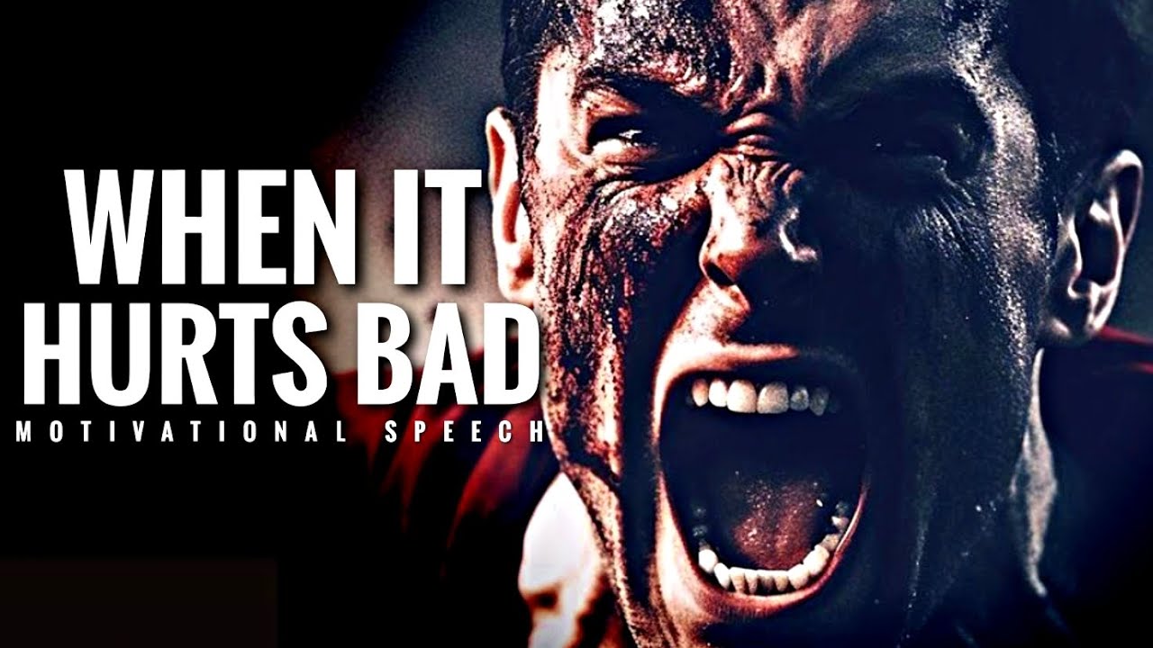 When It Hurts Bad - Motivational Speech Video | Gym Workout Motivation ...