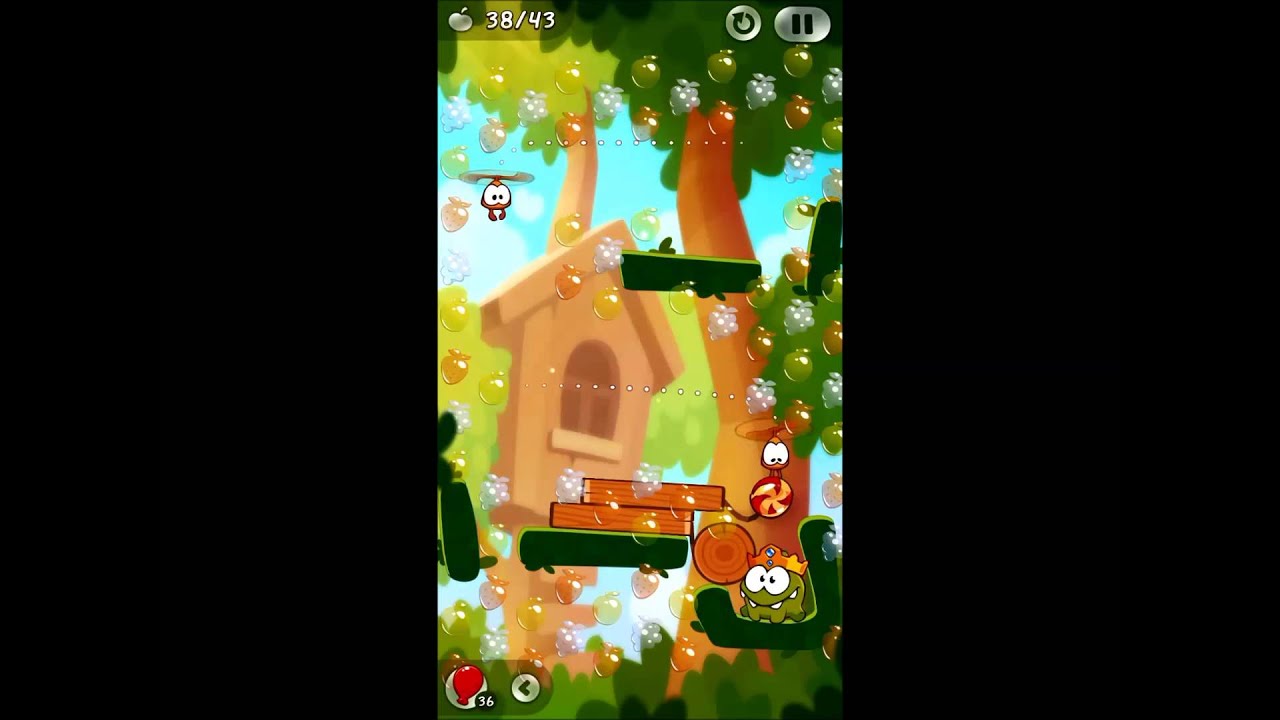 Cut the Rope 2 - Level 18 - How to collect 42 fruit - YouTube