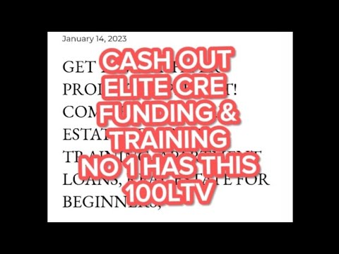 CASH OUT REAL ELITE COMMERCIAL REAL ESTATE 100LTV FUNDING & MENTORING ...