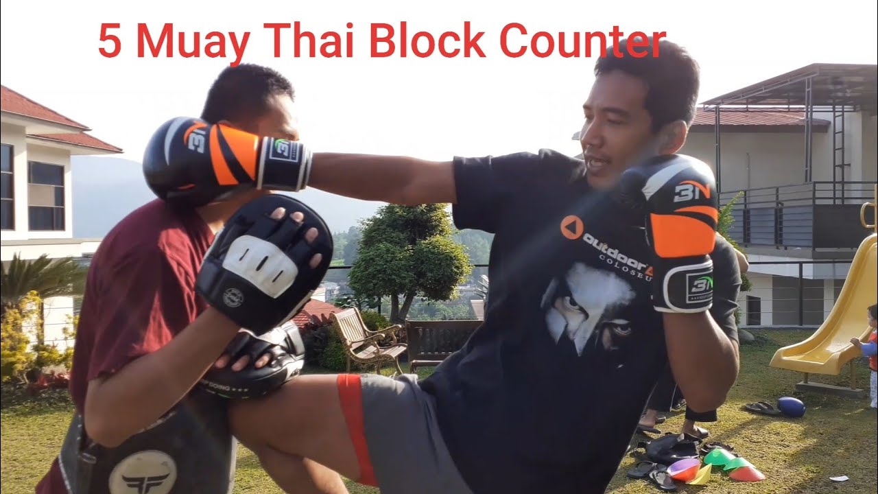 5 Muay thai Block Counter Dengan Coach Ridwan - YouTube