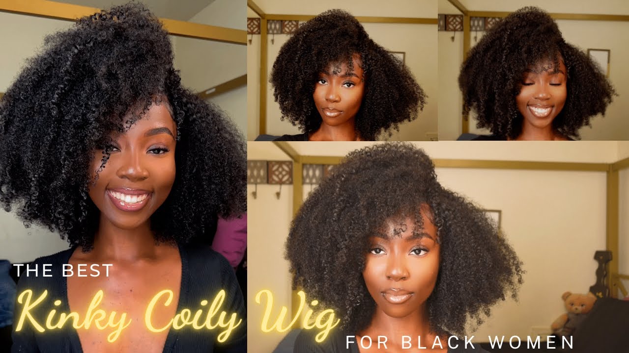 The BEST Natural COILY Wig…literally ever! | Her Given Hair Install ...
