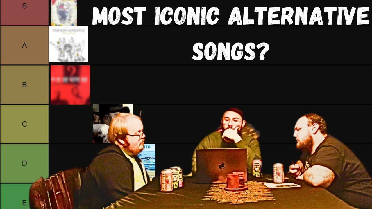 The 33 Most ICONIC Alternative Songs Tier List - YouTube