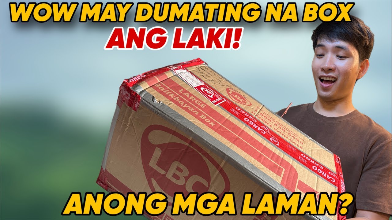 Wow may dumating na box para kanino at ano ang mga laman |Unboxing ...