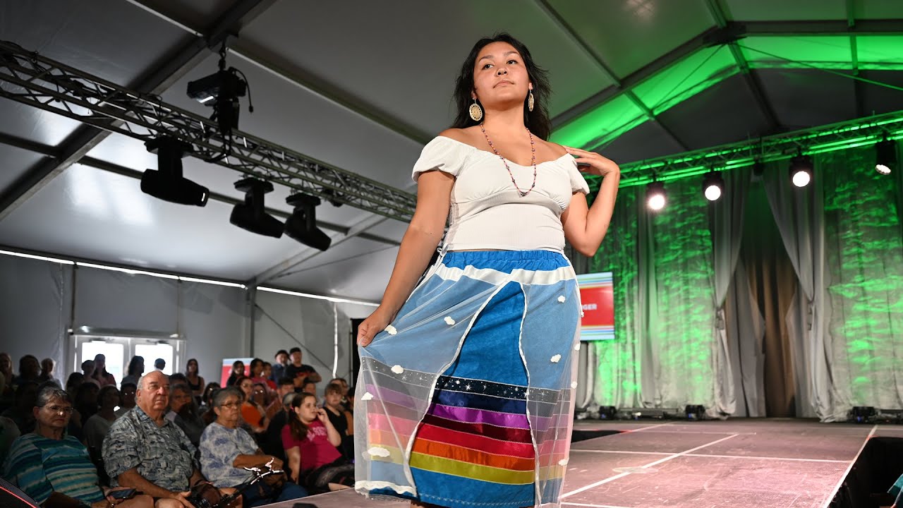 Shadow Hardbarger: Ribbon Skirt Fashion Show - YouTube