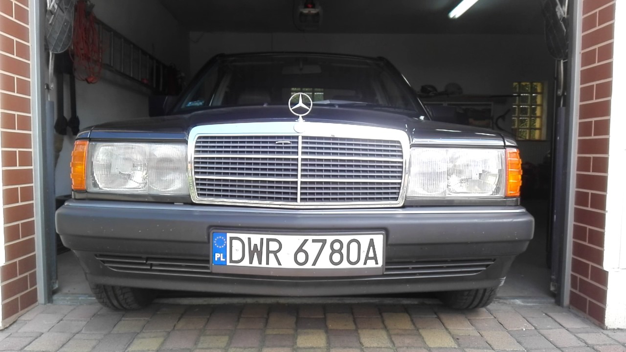 MERCEDES 190E 2.6 PURE ENGINE SOUND - YouTube