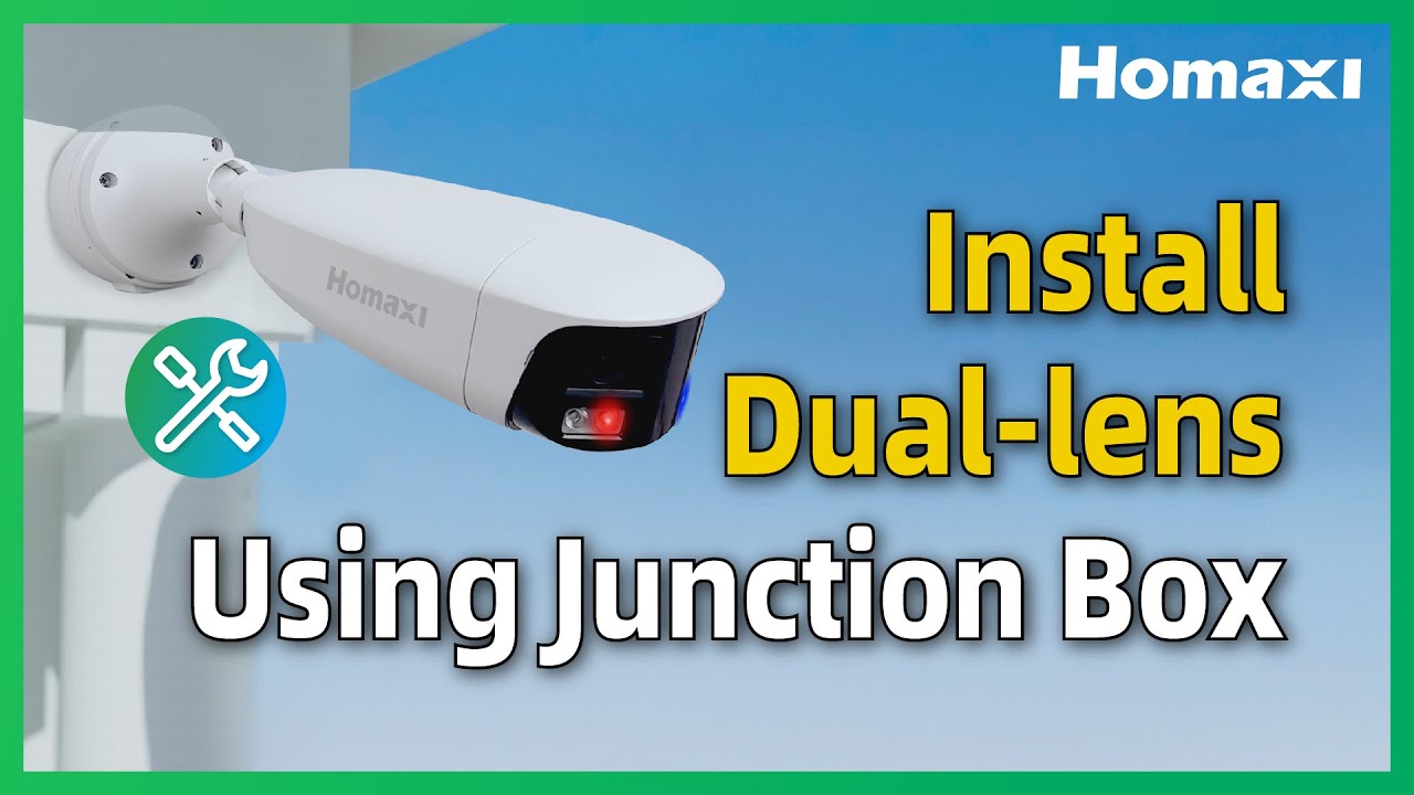 How to Install Homaxi Dual-Lens Camera with Junction Box - YouTube