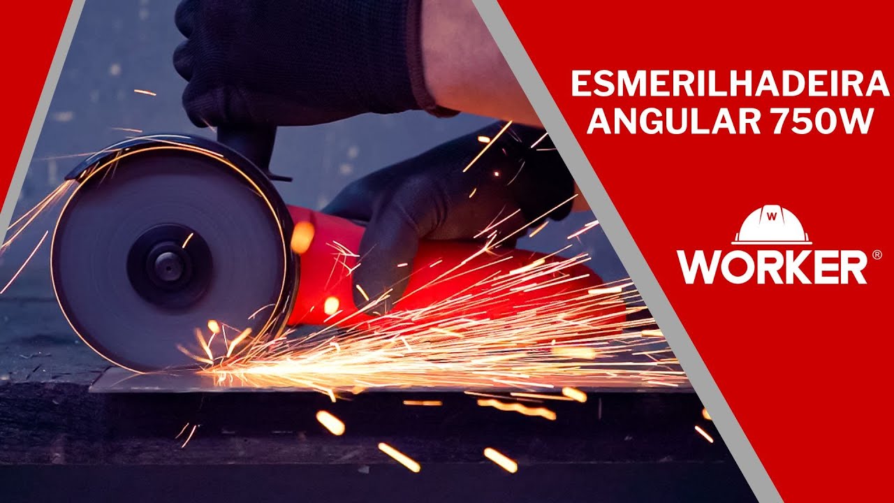 ESMERILHADEIRA ANGULAR 750W | WORKER - YouTube