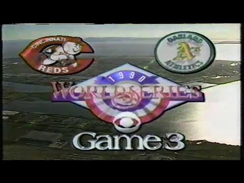 1990 World Series Game #3: Reds at A's - YouTube