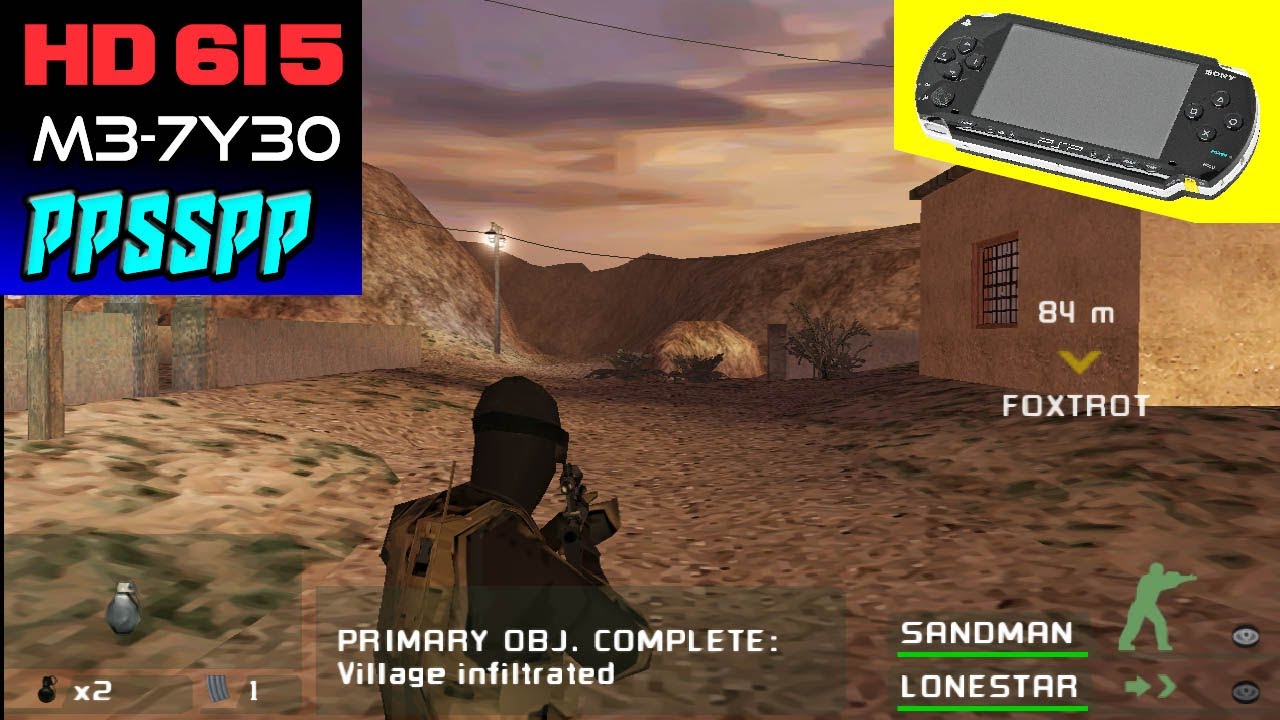 SOCOM U.S. Navy SEALs: Fireteam Bravo GPD Win 2/PSP (Low Specs PC ...